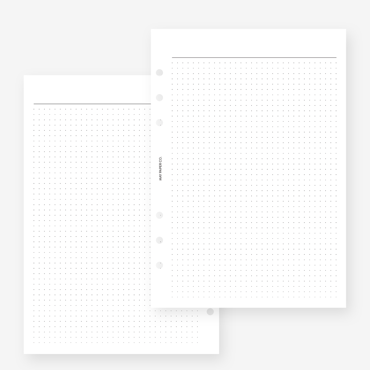 PRINTABLE Dot Grid 2.0 (4mm and 5mm) | MAY PAPER CO.