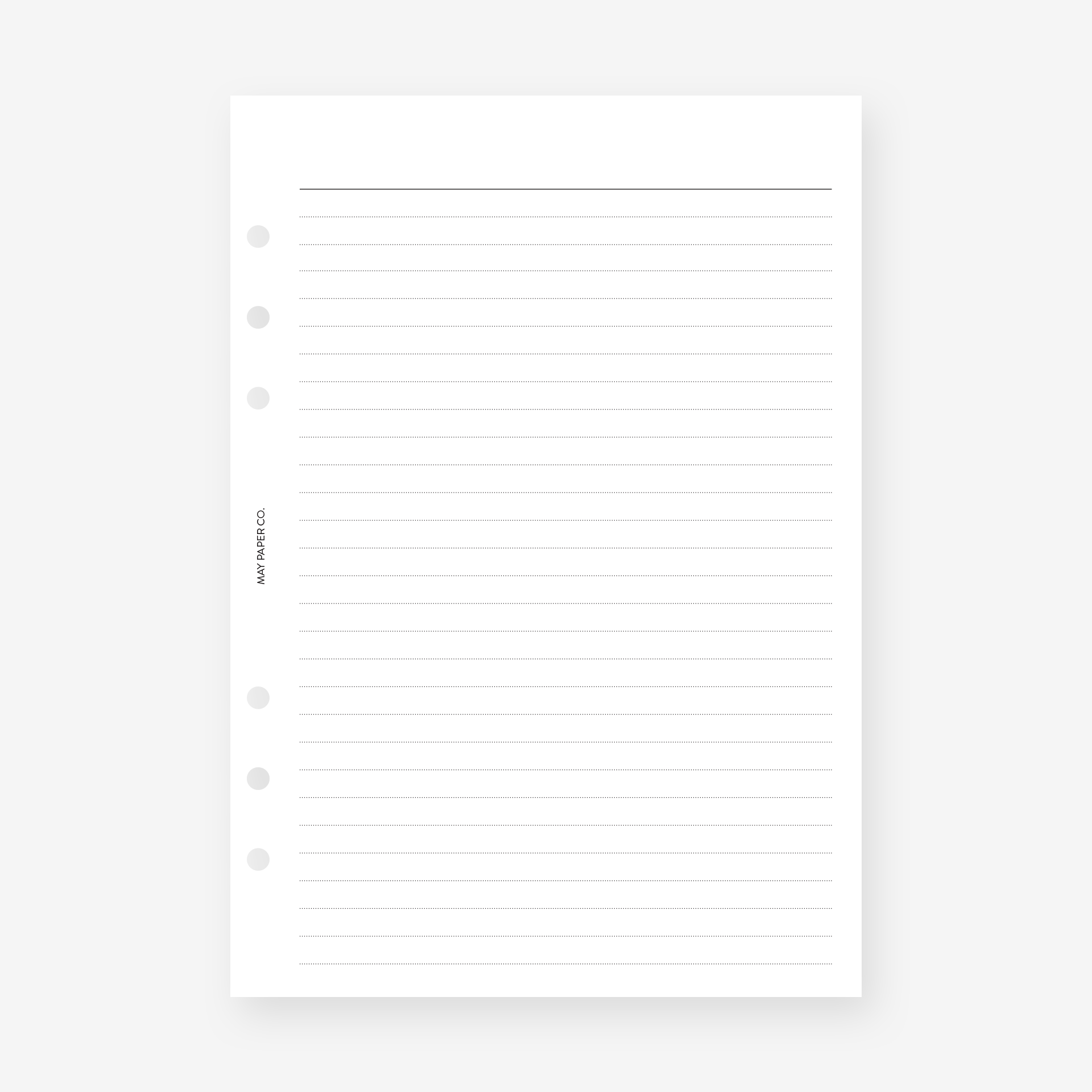 The Journal – Page – MAY PAPER CO.