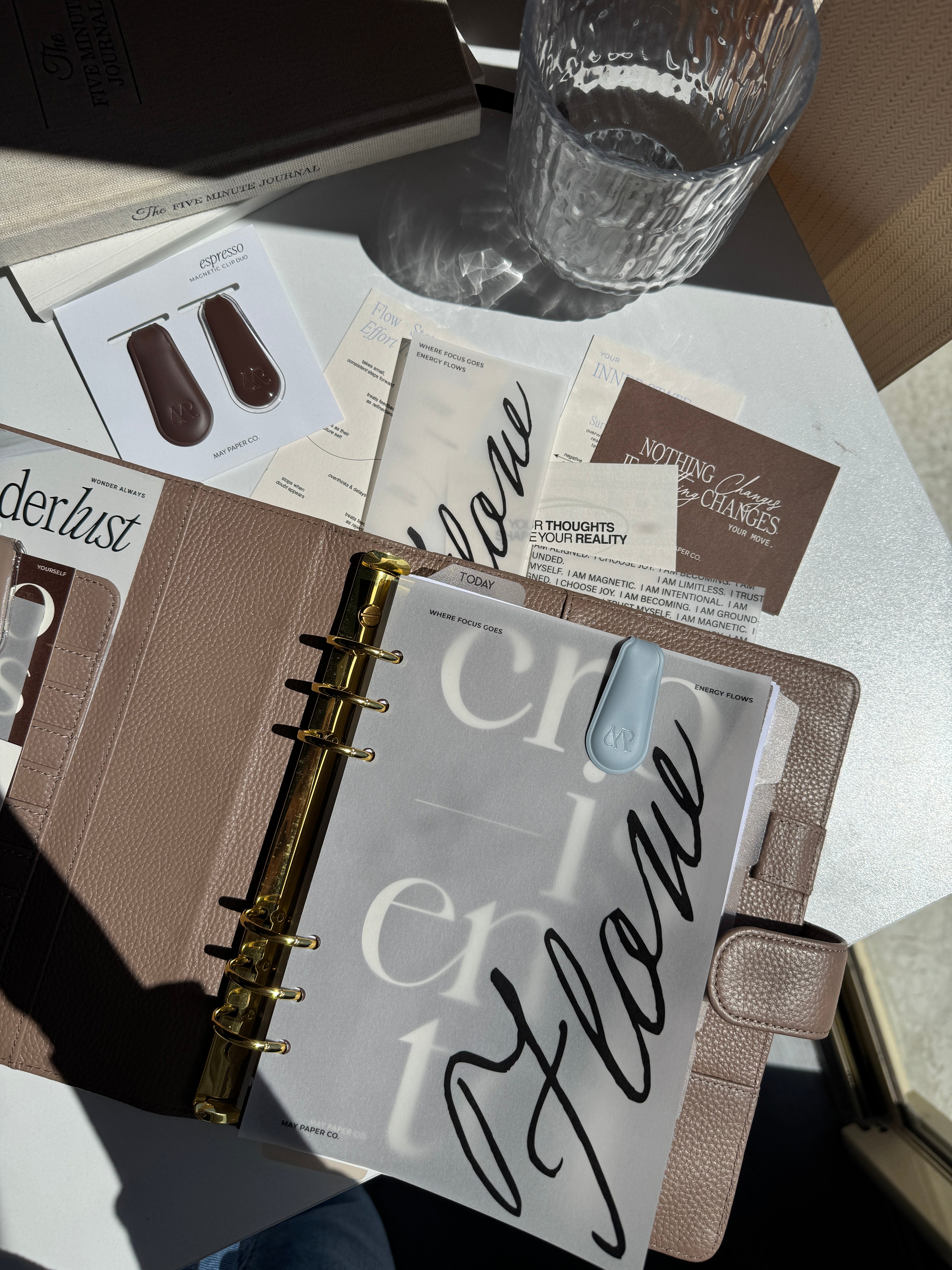 Planner Dashboards | Minimalistic Planner Inserts | MAY PAPER CO.