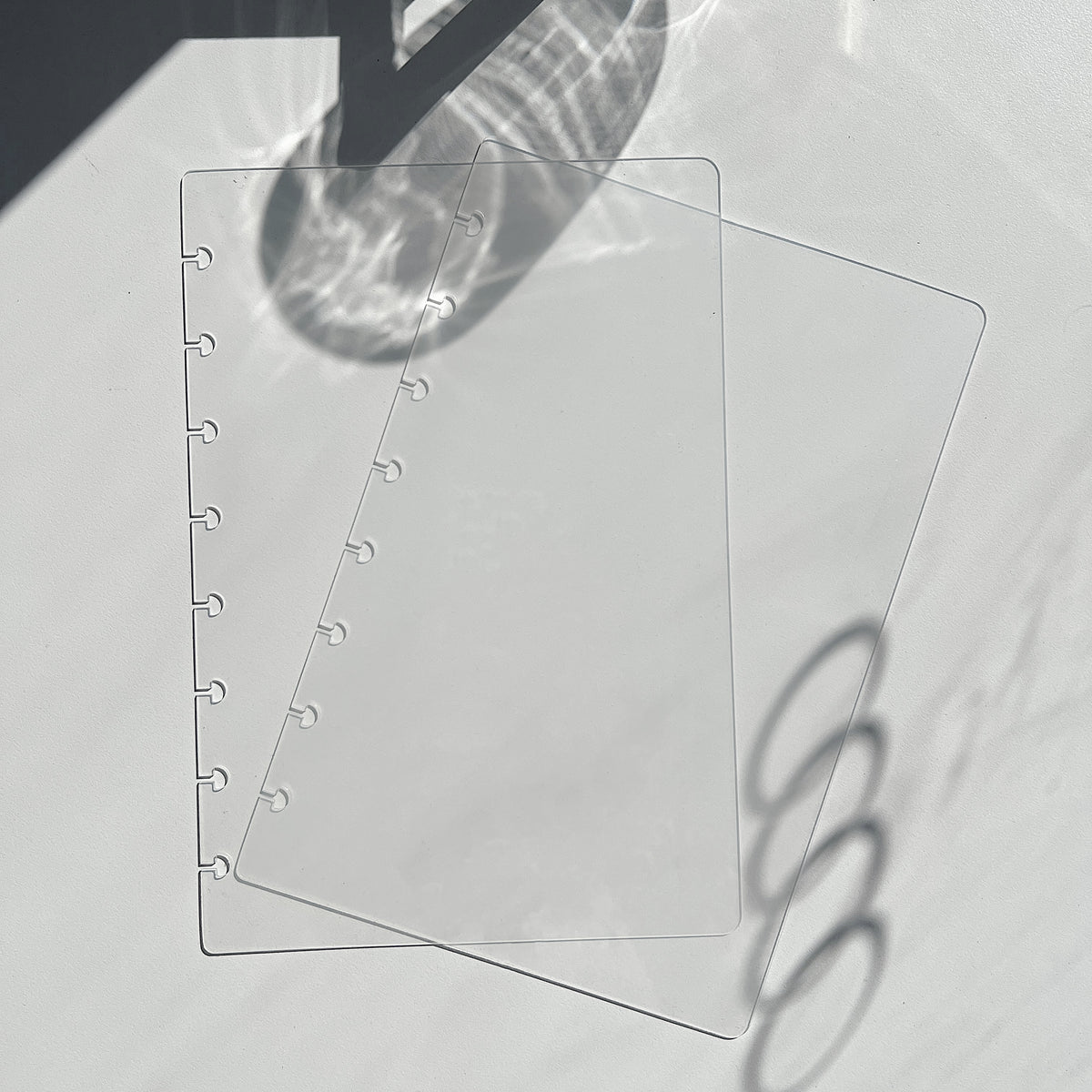 Discbound Covers | Crystal Clear (Set of 2) | MAY PAPER CO.
