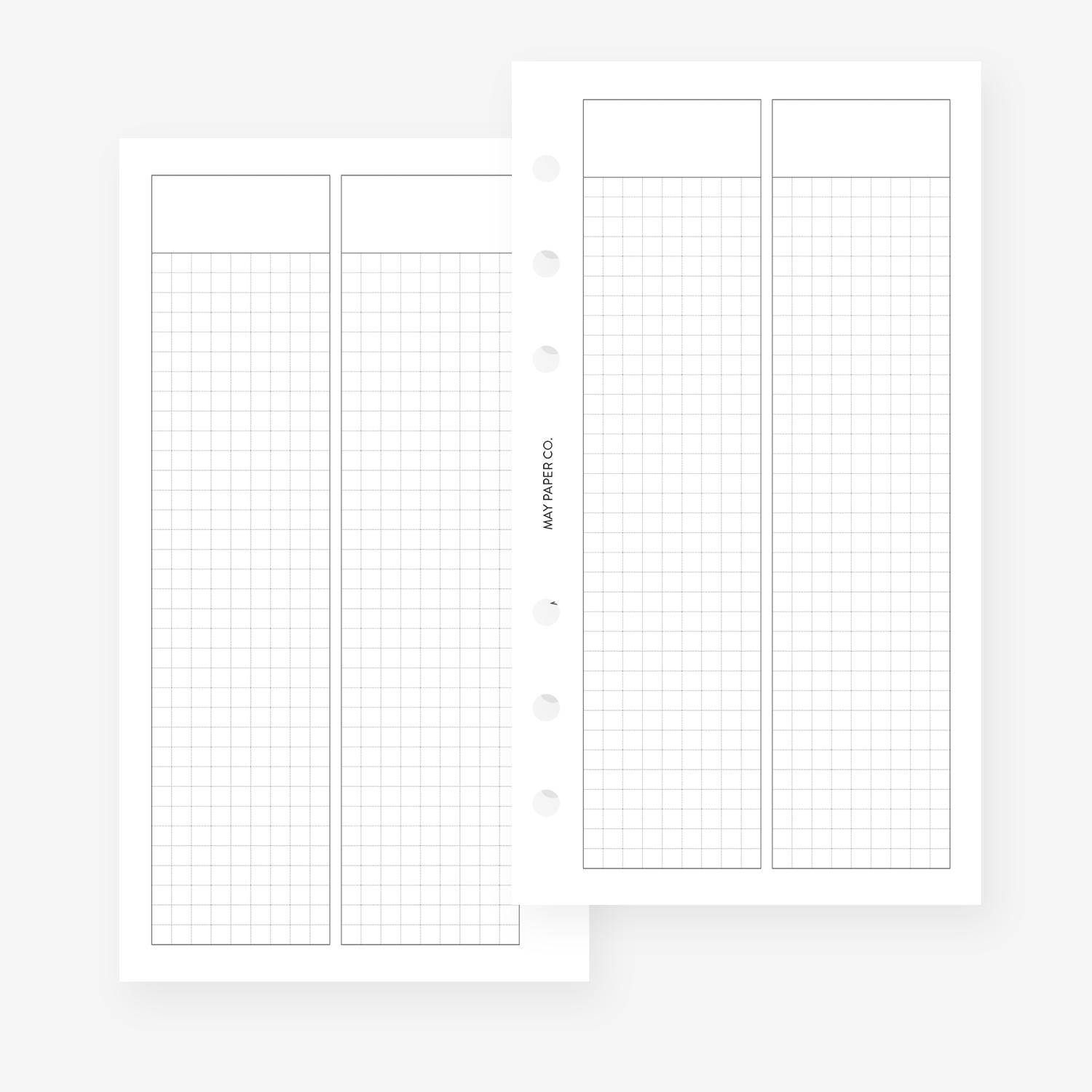 PRINTABLE Grid Vertical Split | MAY PAPER CO.