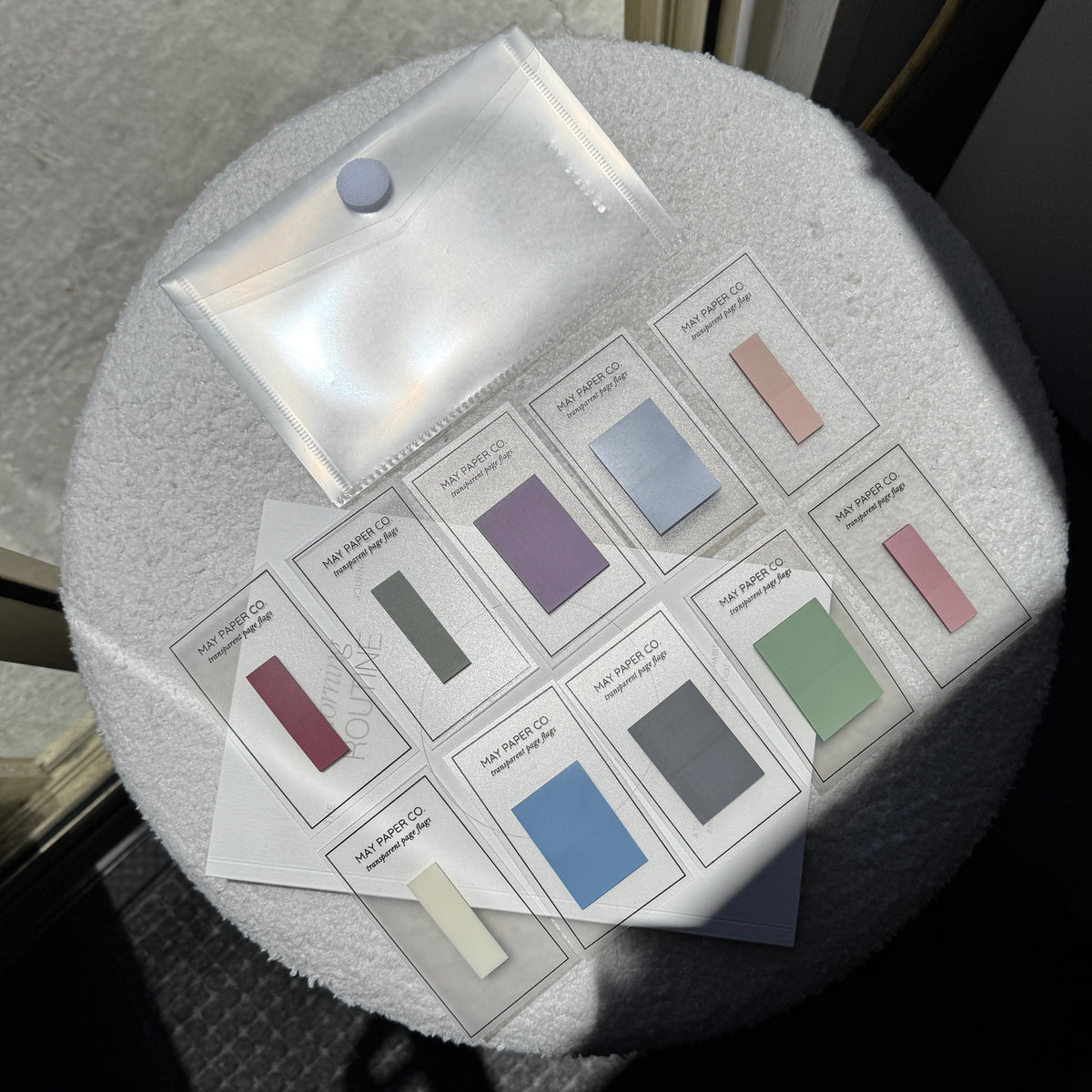 Transparent Page Flag | Clear Sticky Note | May Paper Co. | MAY PAPER CO.