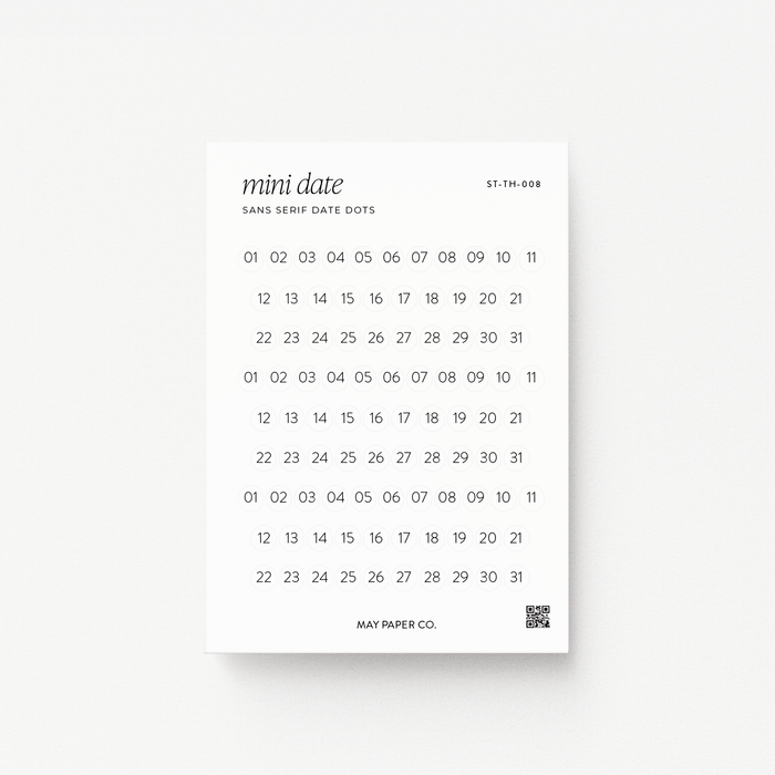 MAY PAPER CO. | Minimalistic stationery for the planner lover.