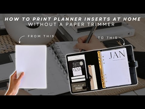 Blank Sheets DIY Planner Insert for DIY Printables | May Paper Co ...
