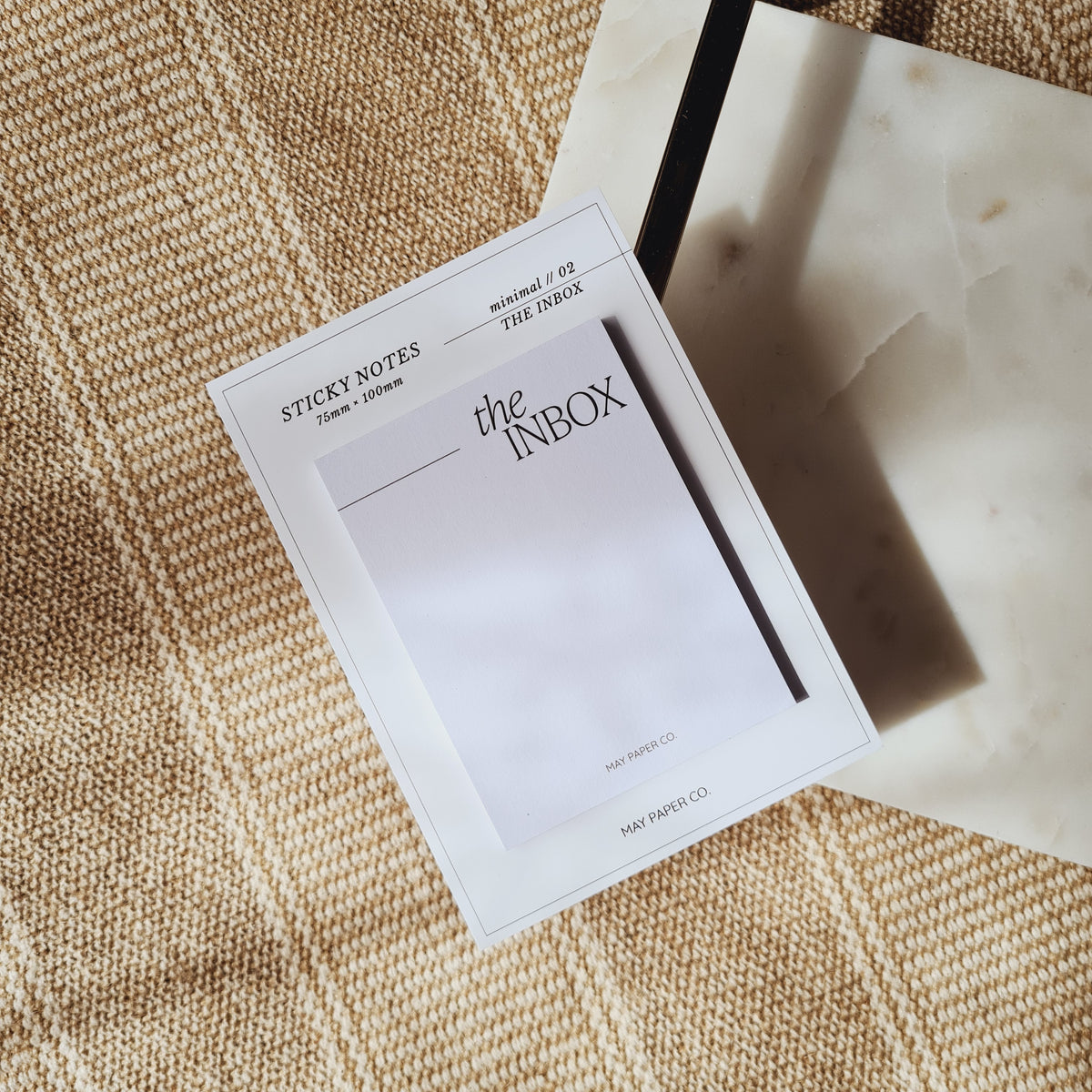 75mm x 100mm The Inbox Sticky Note | MAY PAPER CO.