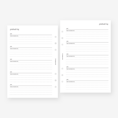 PRINTABLE Gratitude Log | MAY PAPER CO.
