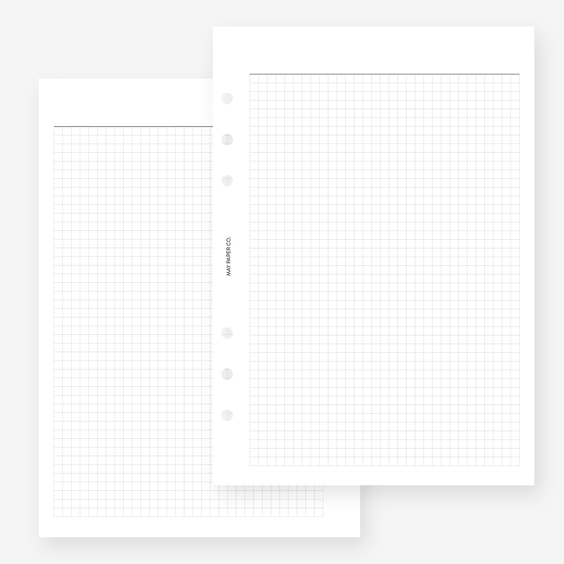 PRINTABLE Grid 2.0 Notes (4mm and 5mm) | MAY PAPER CO.