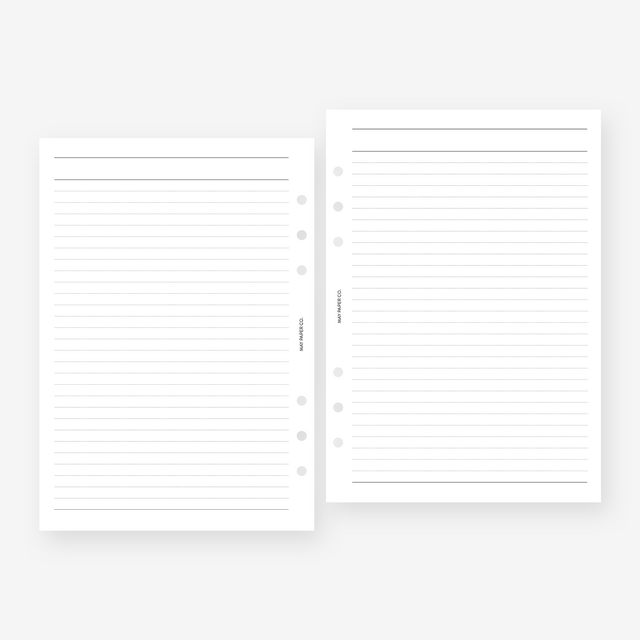Printable Lined | May Paper Co. – MAY PAPER CO.