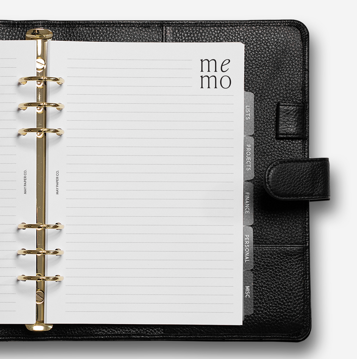 Memo Lined Planner Insert | MAY PAPER CO. A5 Planner Refills Australia ...