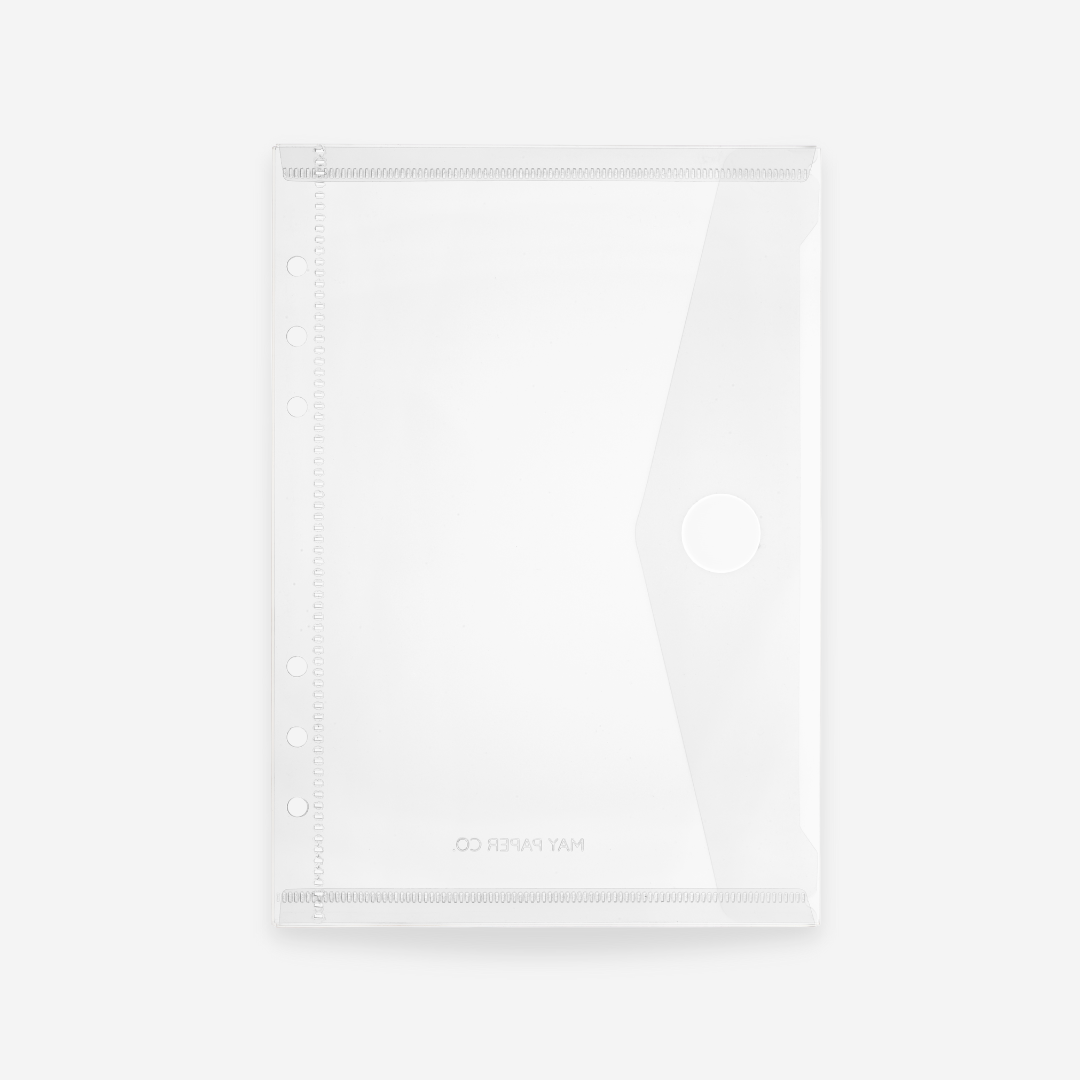 VELCRO Side Loading Planner Pocket | MAY PAPER CO.