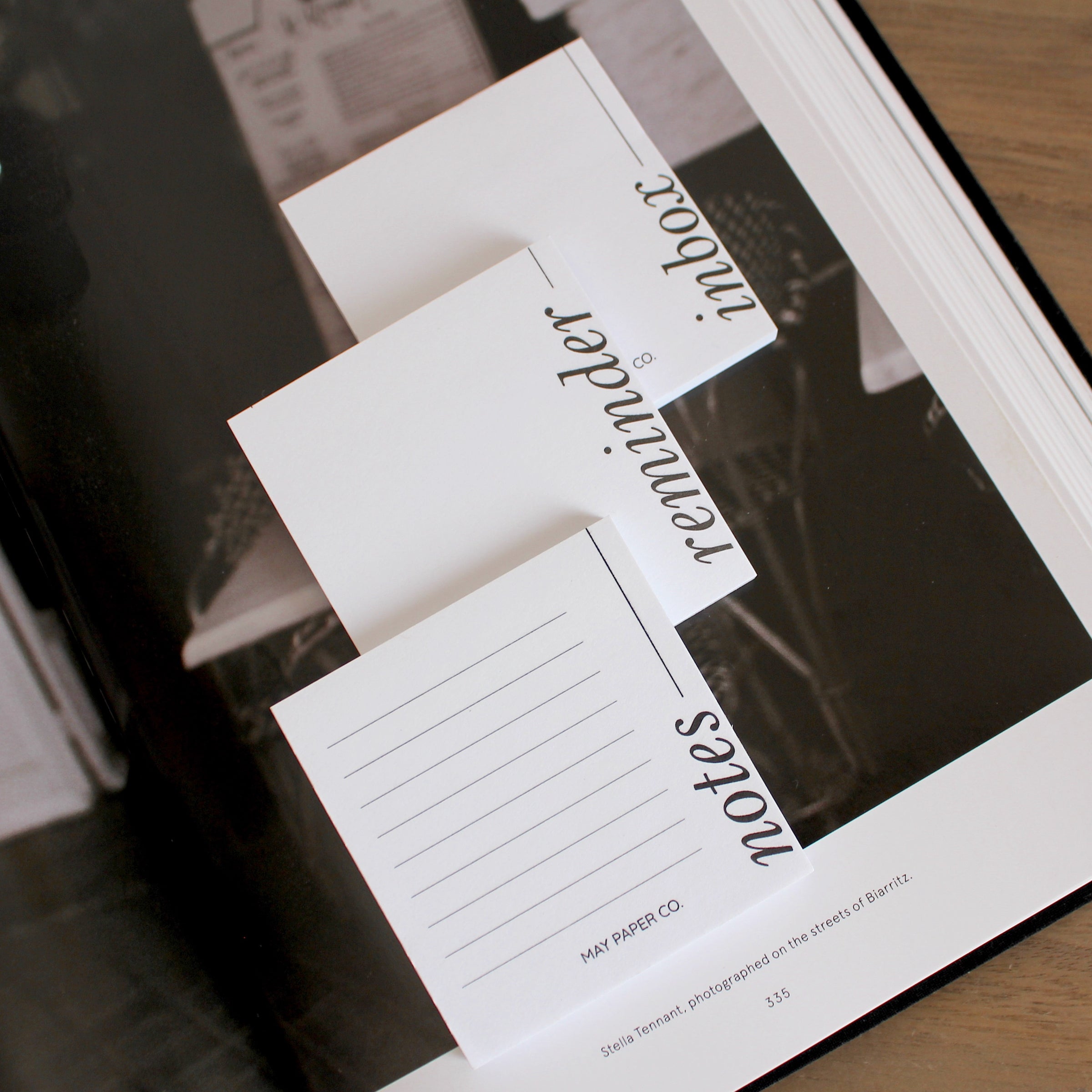 Inbox Italic Sticky Note | MAY PAPER CO.