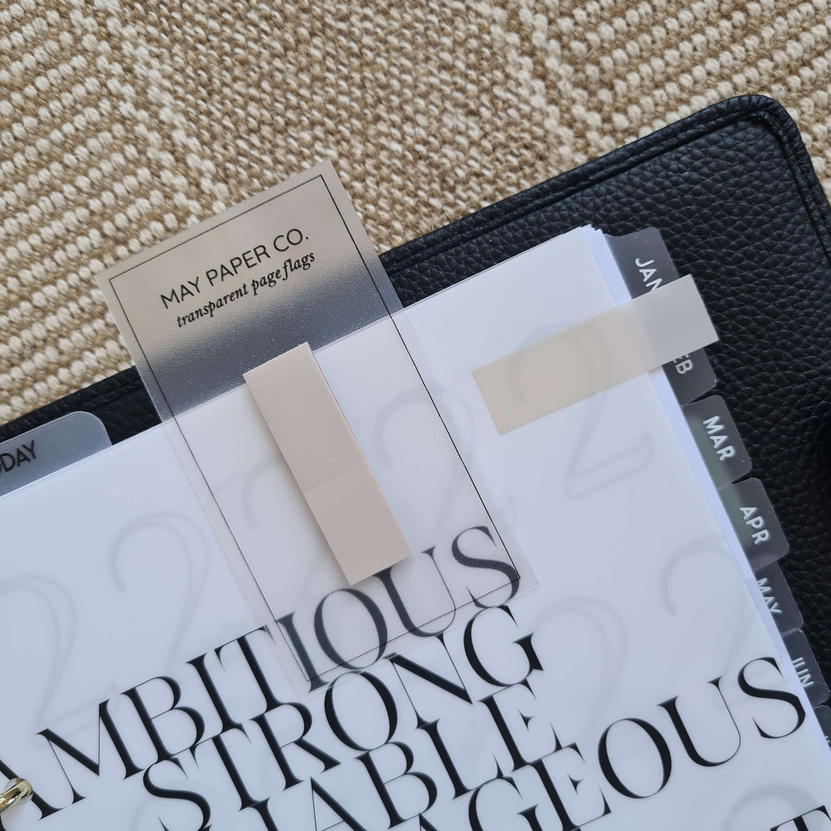 Transparent Page Flag | Clear Sticky Note | May Paper Co. | MAY PAPER CO.