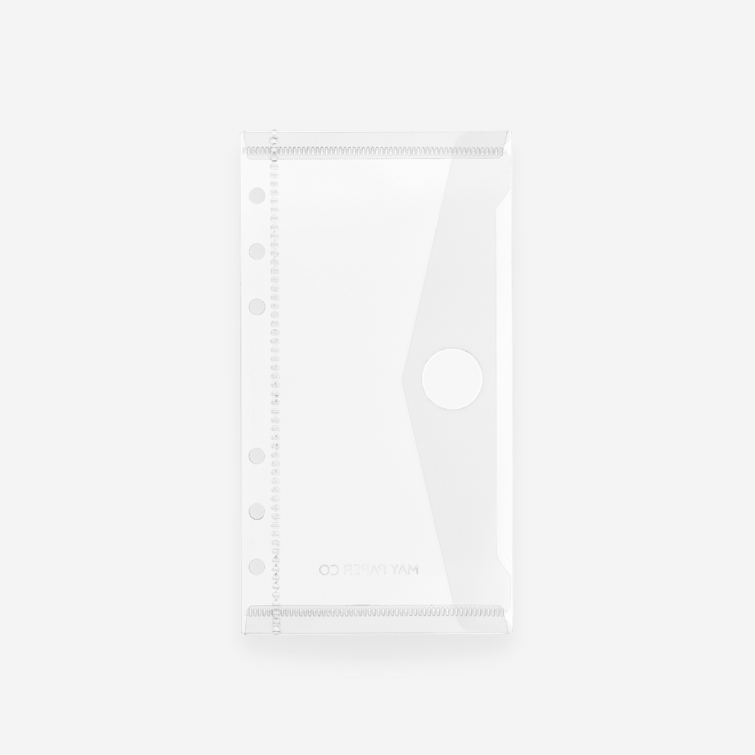 VELCRO Side Loading Planner Pocket | MAY PAPER CO.