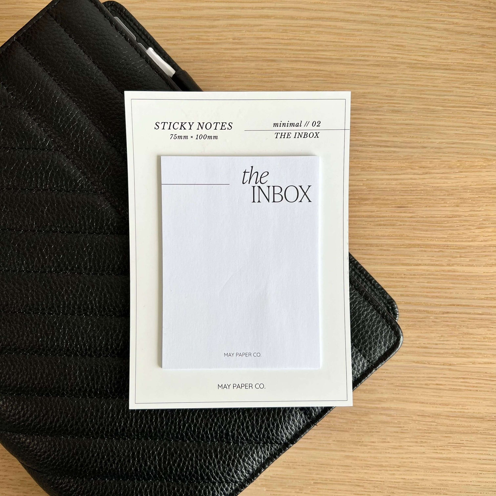 75mm x 100mm The Inbox Sticky Note | MAY PAPER CO.