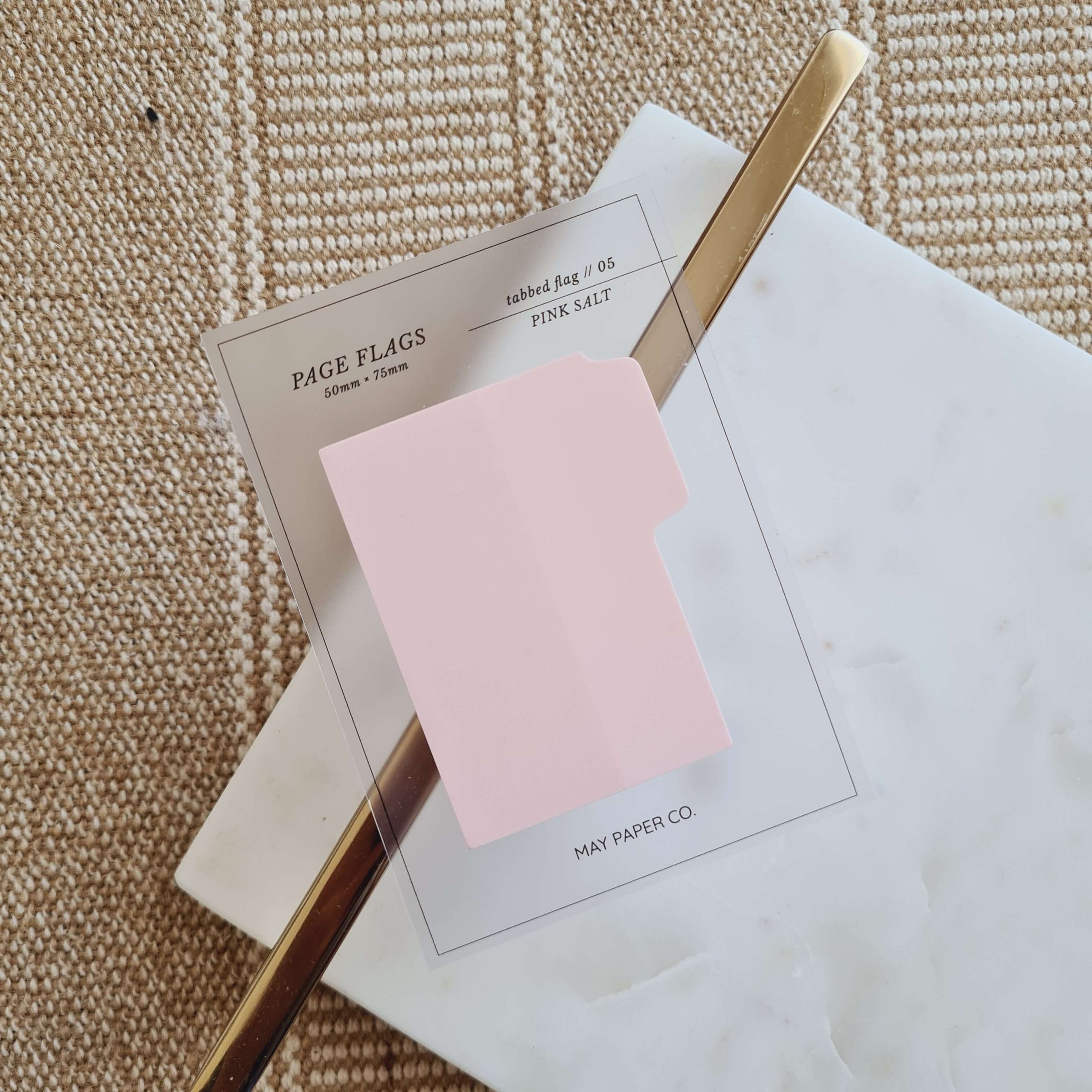Tabbed Transparent Sticky Note | MAY PAPER CO.