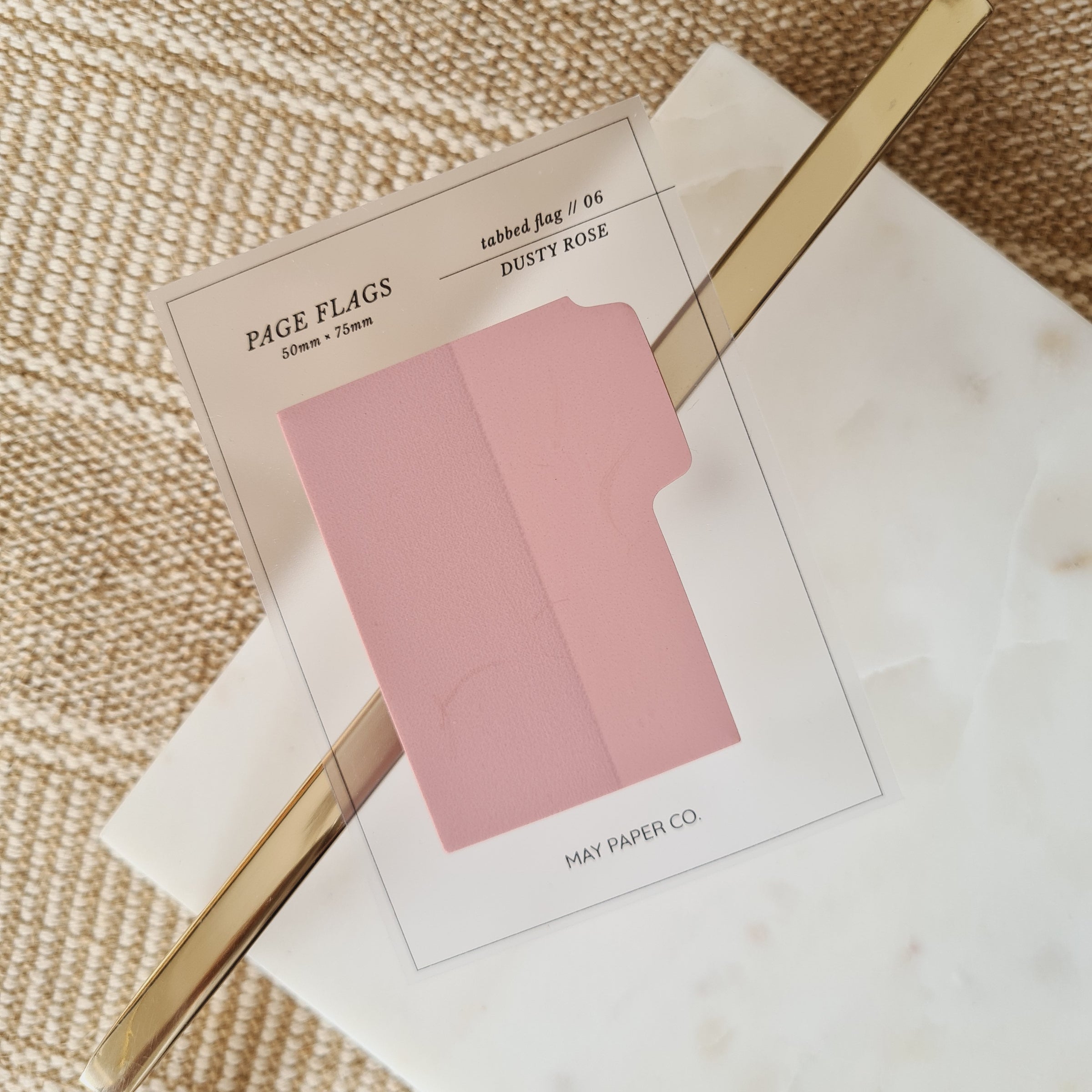 Tabbed Transparent Sticky Note | MAY PAPER CO.
