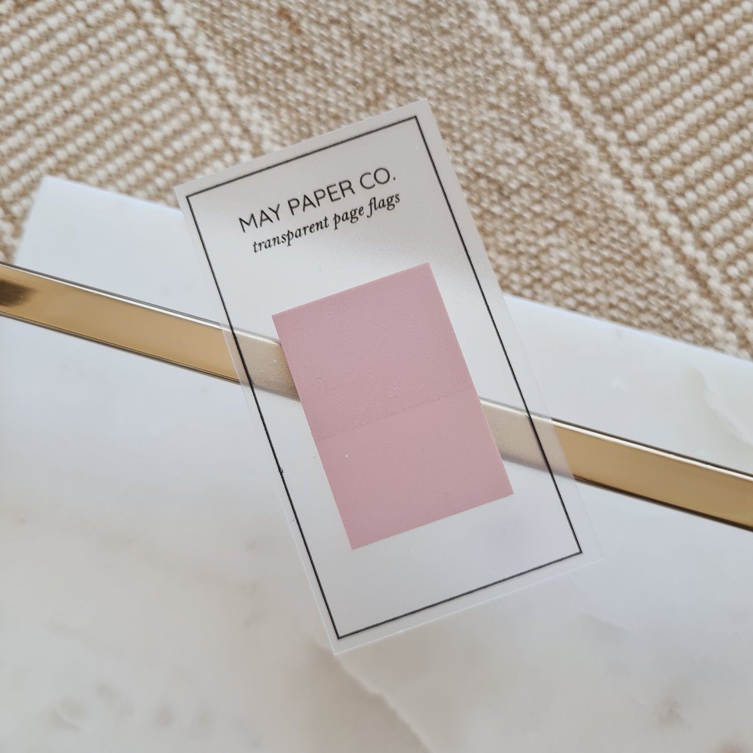 Wide Transparent Page Flag | Clear Sticky Notes | May Paper Co. | MAY ...