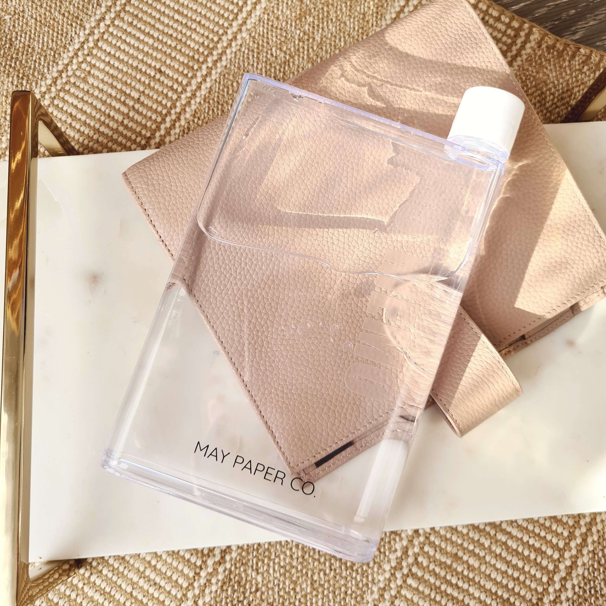 GLITCH Memo Flat Drink Bottle | MAY PAPER CO.